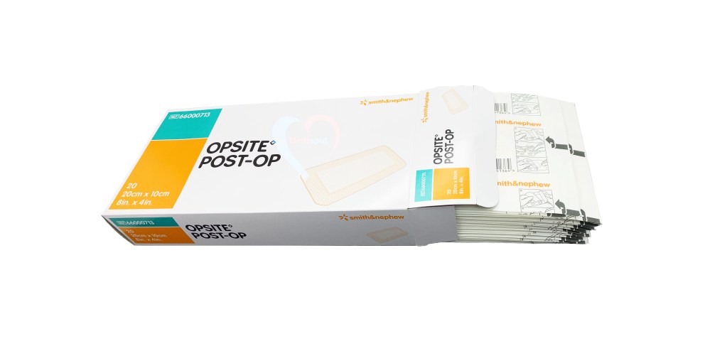Smith & Nephew 66000713 Opsite Post-Op Dressing with Pad, 20cm x 10cm ...