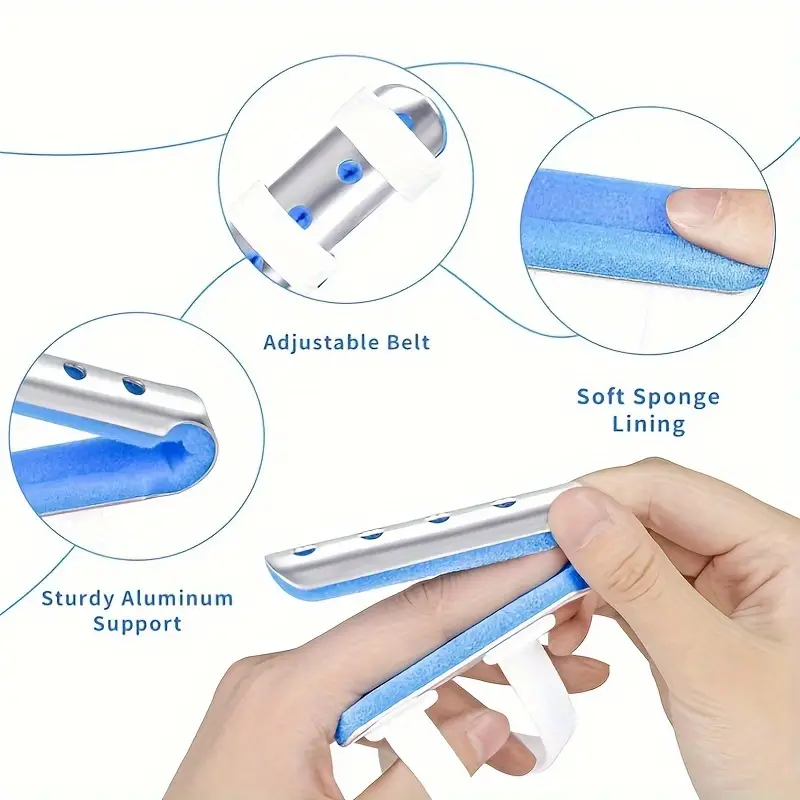 Finger Splint, Aluminum Foam Finger Support Brace – Medispot Medical